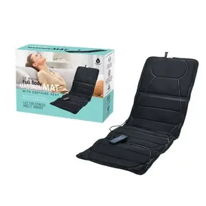 PURSONIC Full-body Massage Mat & 6-speed Cordless Deep Tissue Massage Gun
