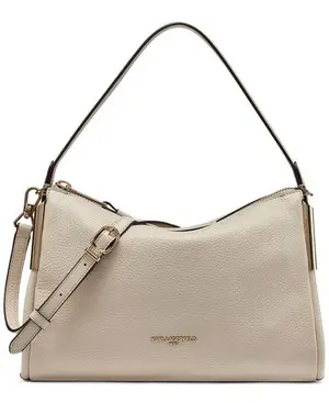 Karl Lagerfeld Paris Valerie Leather Crossbody Bag - Brie