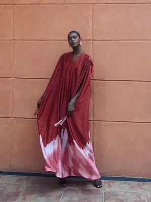 FLAUNT ARCHIVE Suri Silk Caftan