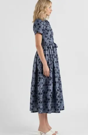 ELISAMAMA Elisamaama Olori Dress Printed Shirt Dress