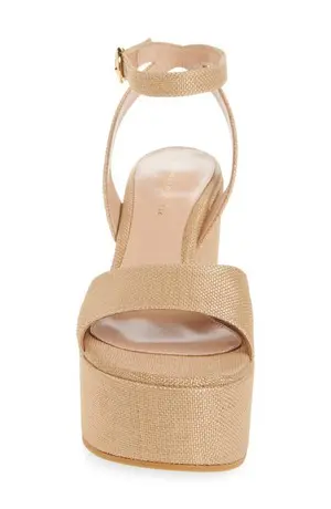 GIANVITO ROSSI Ankle Strap Wedge Sandals