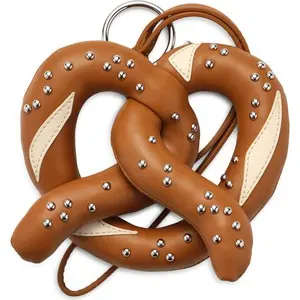 Marc Jacobs Soft Pretzel Bag Charm - Brown