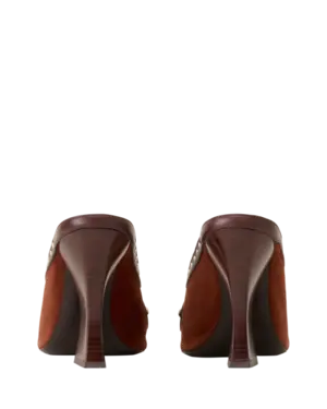 LANVIN Eclipse Arch Heeled Mule - Brown