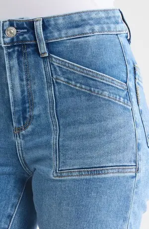 Paige Quincy Ankle Straight Leg Jeans