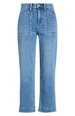 Paige Quincy Ankle Straight Leg Jeans