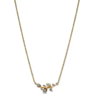 Nadri Adorn Leaf Pendant Necklace - Gold