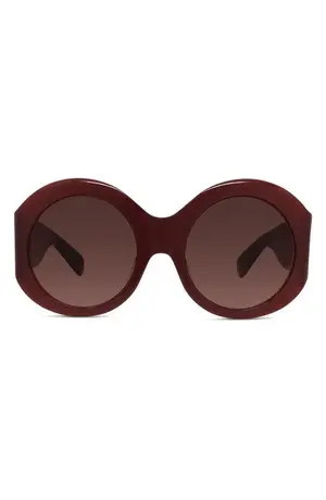 Givenchy Cocoon Round Frame Sunglasses - Shiny Bordeaux/gradient