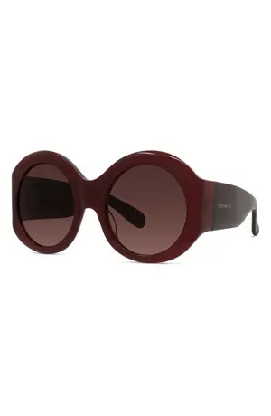 Givenchy Cocoon Round Frame Sunglasses - Shiny Bordeaux/gradient