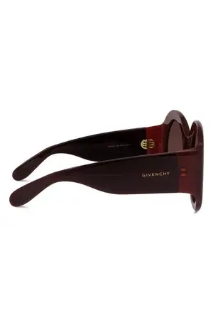 Givenchy Cocoon Round Frame Sunglasses - Shiny Bordeaux/gradient