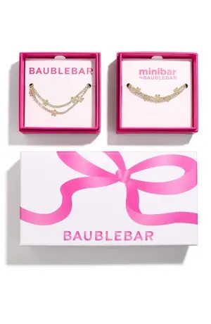 Baublebar Mama And Mini Flower Bracelet Set