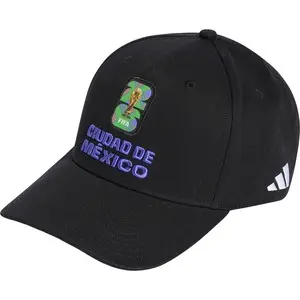 Adidas Fifa World Cup 2026™ Mexico City Twill Ball Cap - Black/white