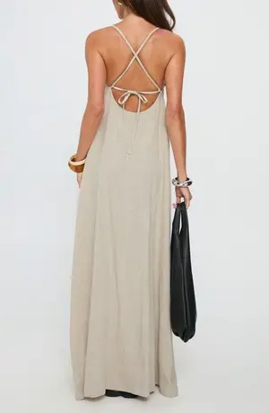 Princess Polly Solie Tie-back Maxi Dress
