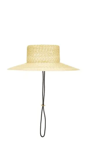 Janessa Leoné Roma Wide Brim Hat - Beige