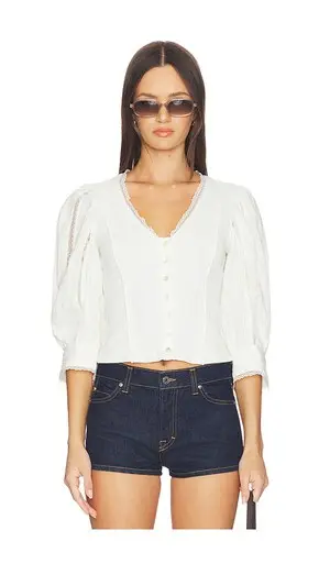 Free People Summer Lace Blouse