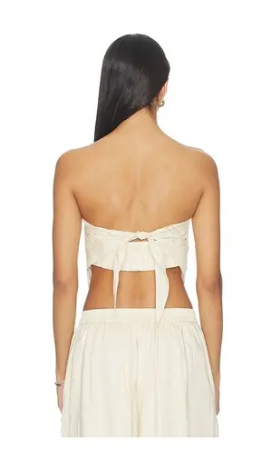 Simkhai Lahni Linen Lace Top