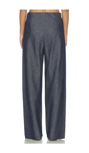Vince Chambray Bias Pant - Navy