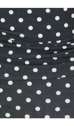 Miaou Halterneck Polka Dot Dress
