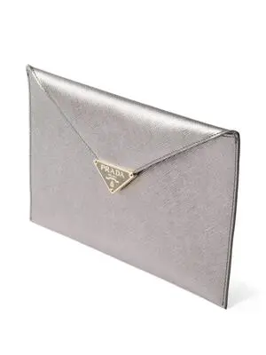 Prada Saffiano Leather Envelope Clutch