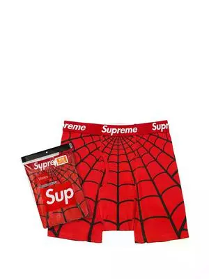 Supreme X Hanes Spider-man Boxers - Red