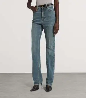 Balenciaga High-rise Slim Jeans - Blue