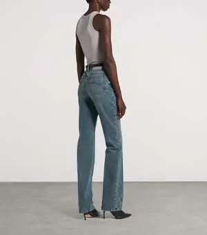 Balenciaga High-rise Slim Jeans - Blue