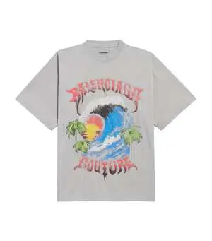 Balenciaga Cotton Vintage Surfer T-shirt - Pink