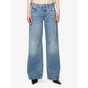 FRAME The Leo Cotton Denim Jeans - Rivage