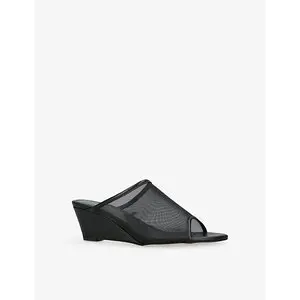 AeydĒ Suzanne Mesh Wedge Sandals