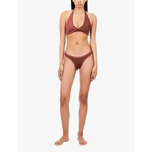TALA Contrast Cheeky Mid-rise Bikini Bottoms