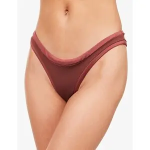 TALA Contrast Cheeky Mid-rise Bikini Bottoms