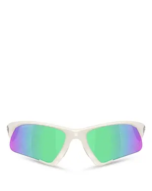 Oakley Suture Jacket Wraparound Sunglasses, 64mm - Navy
