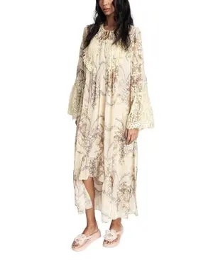 Anna Sui Spirit Bloom Chiffon Peignoir