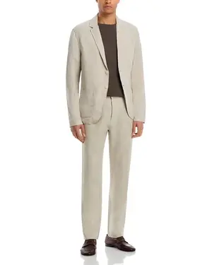 ALEX CRANE Alta Straight Fit Linen Trousers