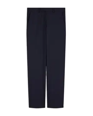 Emporio Armani Natural Stretch Tropical Weave Wool Trousers