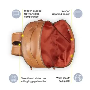 DELSEY PARIS Chatelet Air 2.0 Leather Backpack
