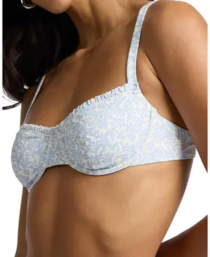 Onia Marilyn Bikini Top - Sky/egret