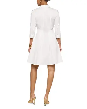 L'Agence Journi Pintuck Shirt Dress