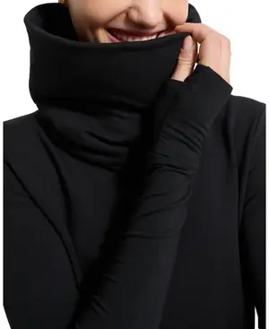 MARCELLA Lisa Turtleneck Maxi Sweatshirt Dress
