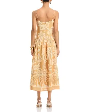 A.REN Acacia Floral Midi Dress