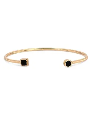 Ettika Crystal Shapes Cuff Bracelet - Black