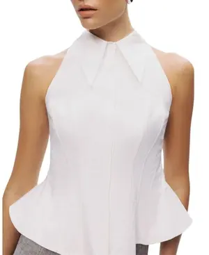 NOCTURNE Sleeveless Shirt With Collar