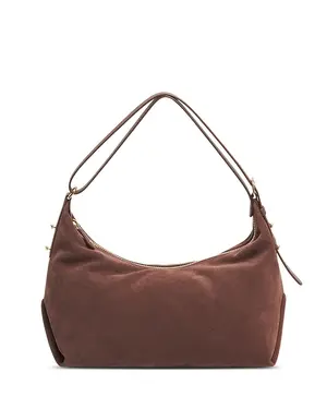 Stoney Clover Lane Pitsford Small Suede Shoulder Bag - Teddy