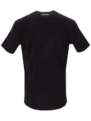 Dsquared2 Cotton T-shirt With Logo - Black