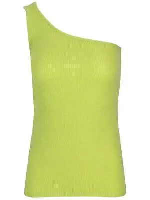 LA ROSE La Rose One Shoulder Cash Top Lime