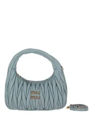 Miu Miu Gathered Leather Shoulder Bag - Linfa