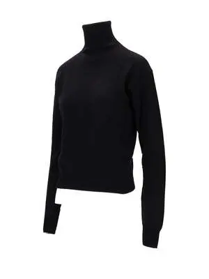 Saint Laurent Roll Neck Cashmere Pullover