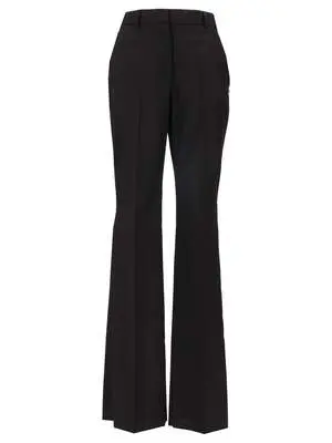 Vivetta Tailored Pleated Wide Leg Trousers - Nero