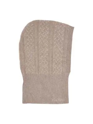 Max Mara Ribbed Knit Balaclava - Make Up Lumiere