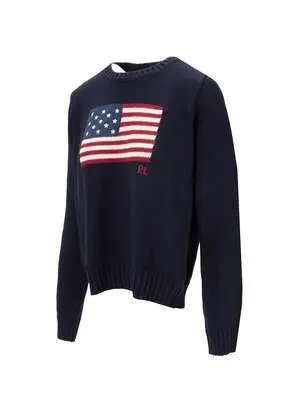Ralph Lauren Flag Long Sleeve Pullover