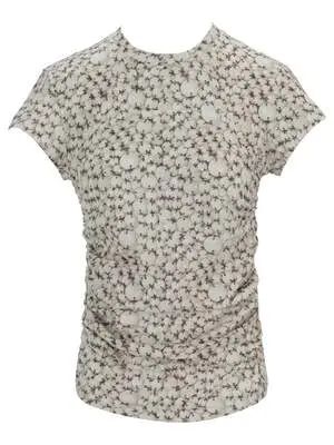 Isabel Marant Étoile Maelie" Printed T-shirt - Ecru
